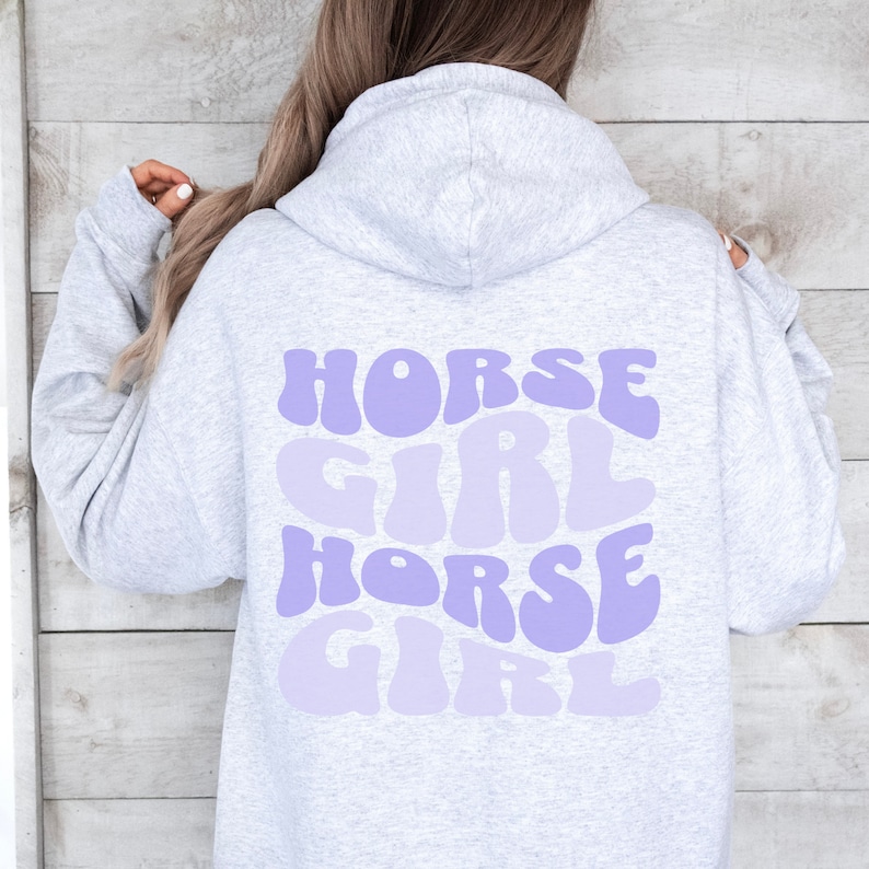 Horse Girl Hoodie Horse Riding Girls Jumper Horse Riding Clothes Horse ...
