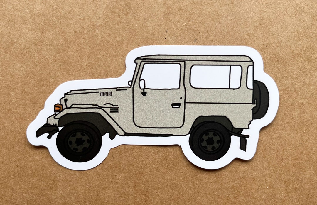FJ40 Toyota Land Cruiser Vinyl Die-cut Sticker Classic 40 - Etsy