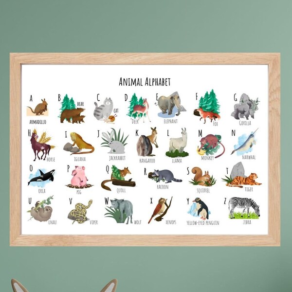 Poster of Abc - Etsy