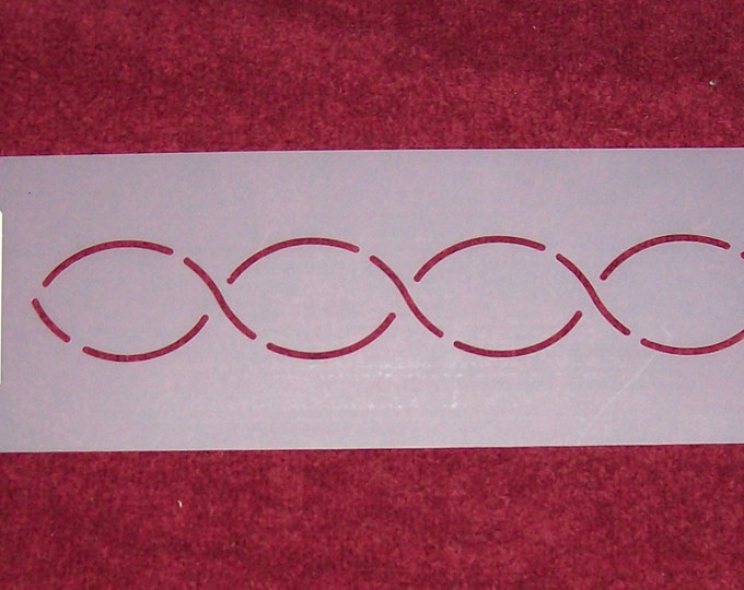 1.25 Simple Cable Border Quilt Stencil HH20 - Etsy