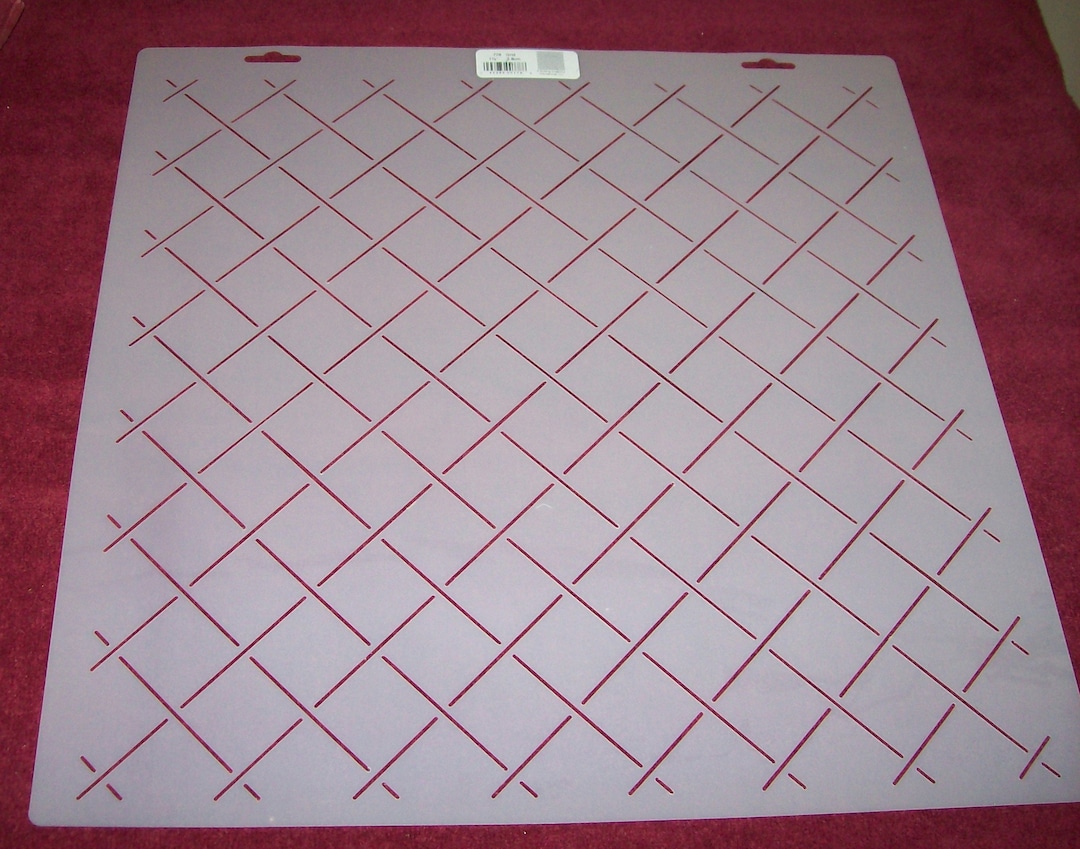 1.5 Grid Stipple Quilt Stencil 778 17 X 17 - Etsy