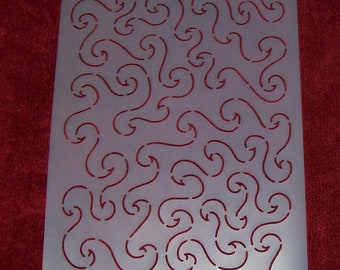 Waves Quilt Stencil - Etsy
