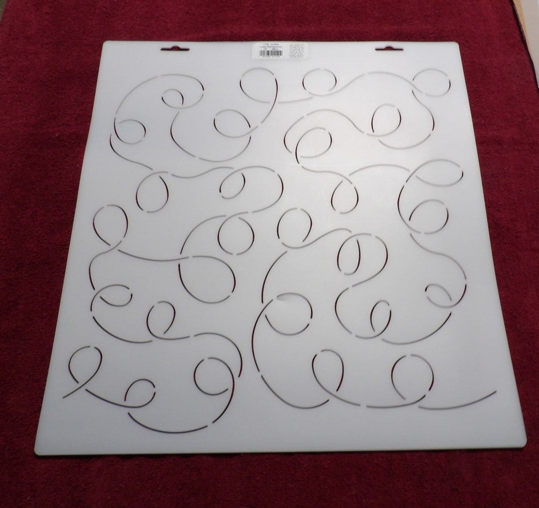 Oversized Loop Stipple Quilt Stencil 14 1140 Overall 16 X 15 - Etsy