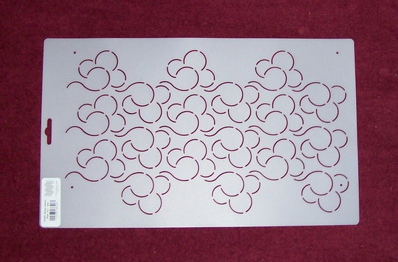 3.5 Rows Billowy Overall Quilt Stencil Stipple QC | Etsy