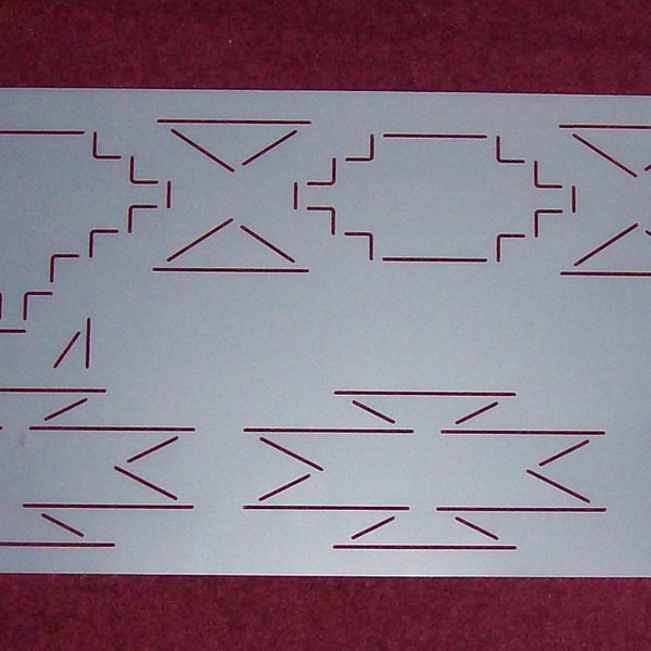 Southwestern Stencil - Etsy