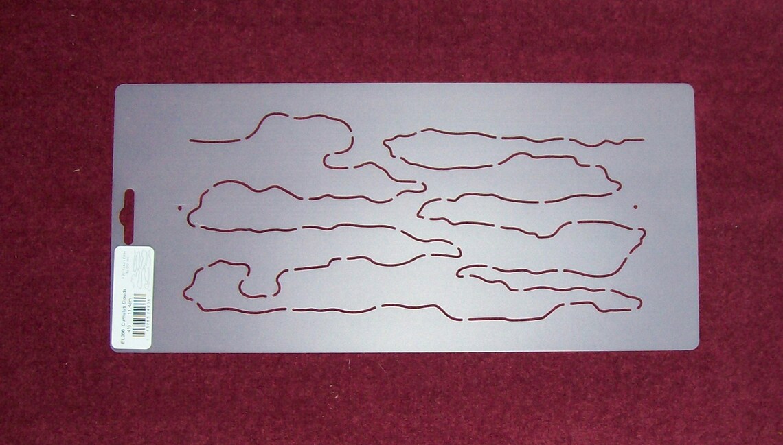 4.5 Cumulus Clouds Background Quilt Stencil QC EL266 - Etsy
