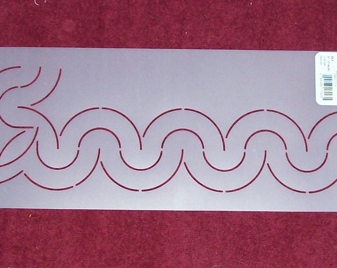 3 Curves Border & Corner Quilt Stencil EK3 - Etsy