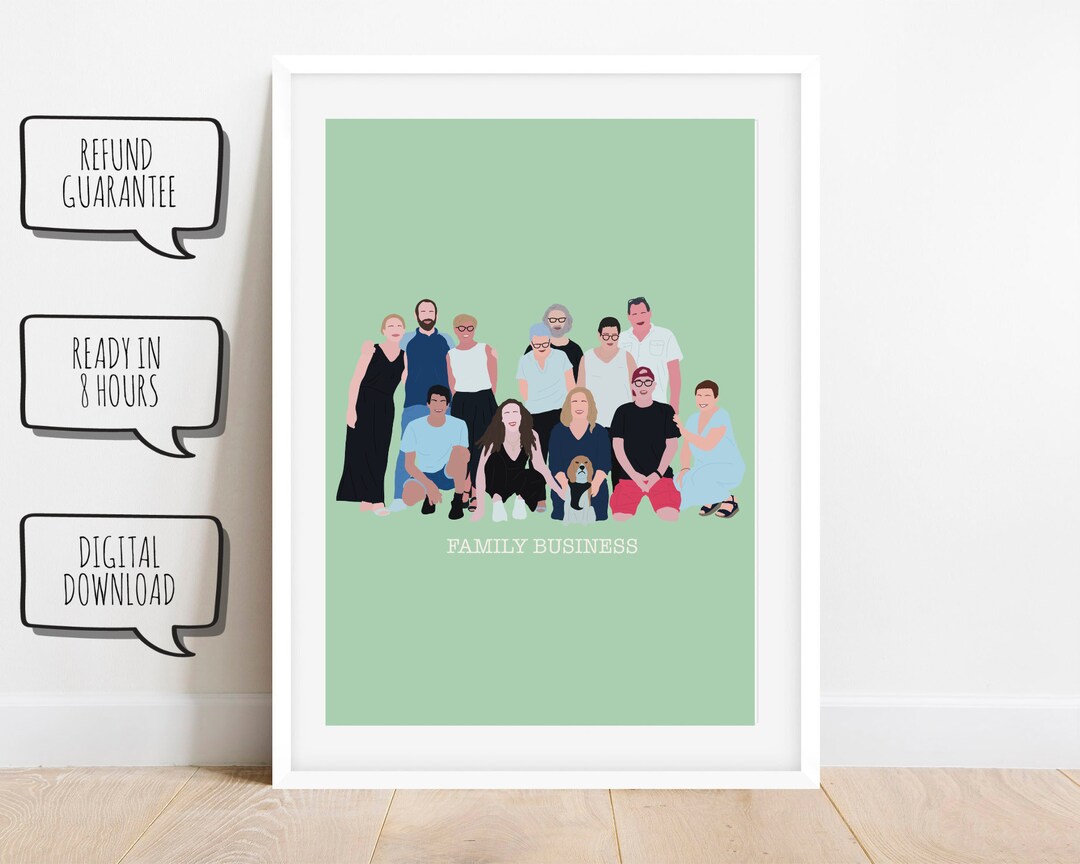 Custom Minimalist Digital Portrait Faceless Illustration - Etsy