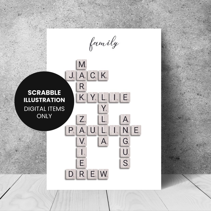 Crossword Names - Etsy
