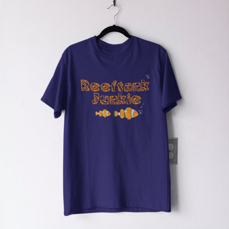 Fish Tank Shirt Clownfish Shirt Reef Coral Reef Aquarium Gift Fish Tank ...