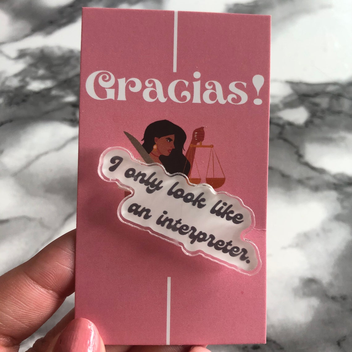 Interpreter: I Only Look Like the Interpreter Pin - Etsy