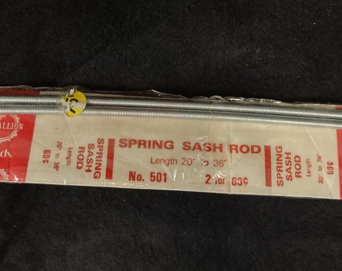 NOS 1960s Kirsch Medallion Spring Sash Rod Set 20 to 36 No. 501 ...