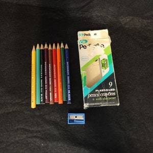 Vintage Pedigree Plast-o-led Pencil Crayons 1974 - Pencils With ...