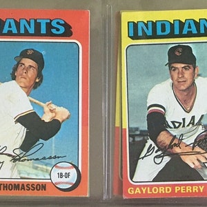 Vintage 1975 Topps Mini Baseball Cards. Lot Of 132 Cards. Good