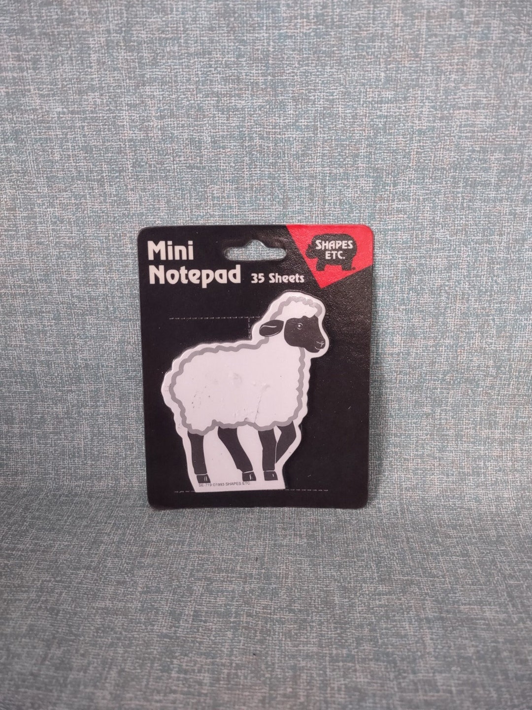 NOS Lamb Shaped Mini Notepads Sealed in Original Package - Shapes Etc ...