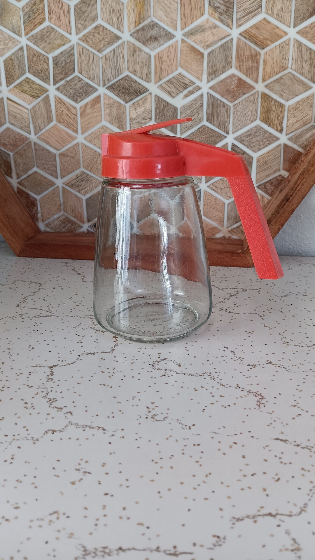 Federal Housewares Orange Syrup Pitcher - USA - Glass With Orange ...