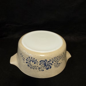 Vintage 1970’s Pyrex Blue Homestead Pattern Casserole Baking Dishes 475 ...