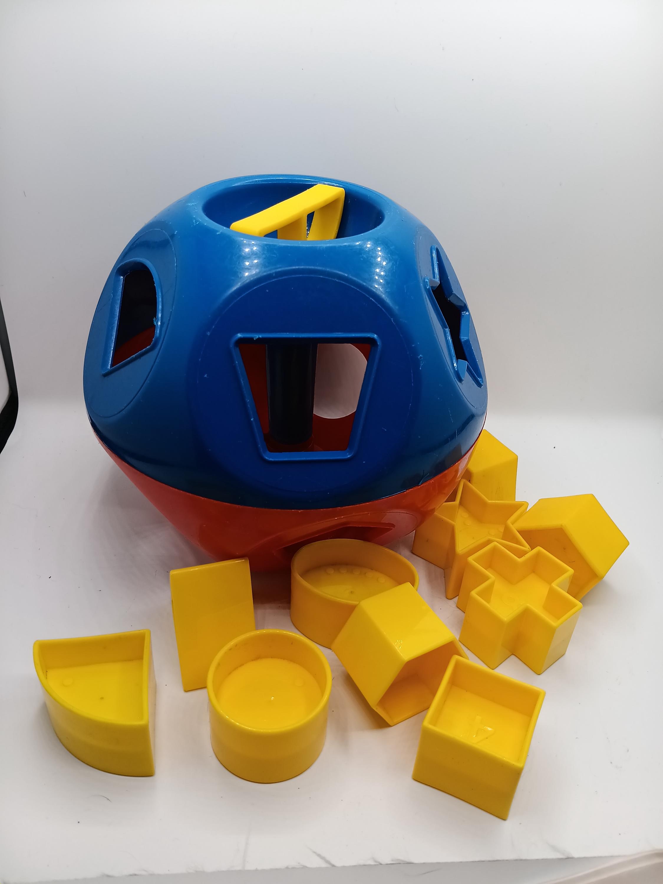 Vintage Tupperware Shape Sorter Ball Toy - Retro Toddler Learning - Etsy