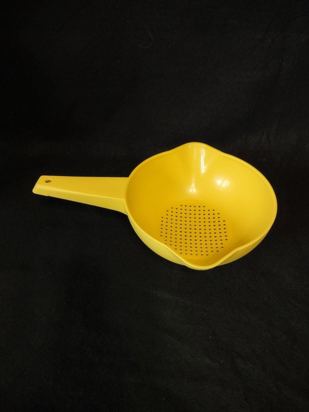 Yellow Vintage Tupperware Strainer: Small Kitchen Colander - Etsy