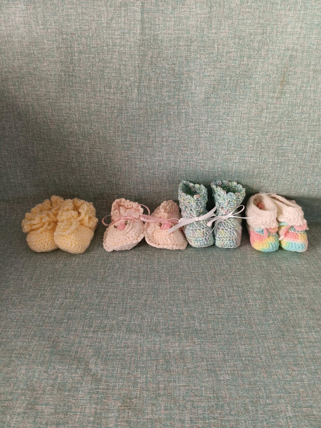 Handmade Crochet Baby Booties: Infant & Toddler Slippers - Etsy