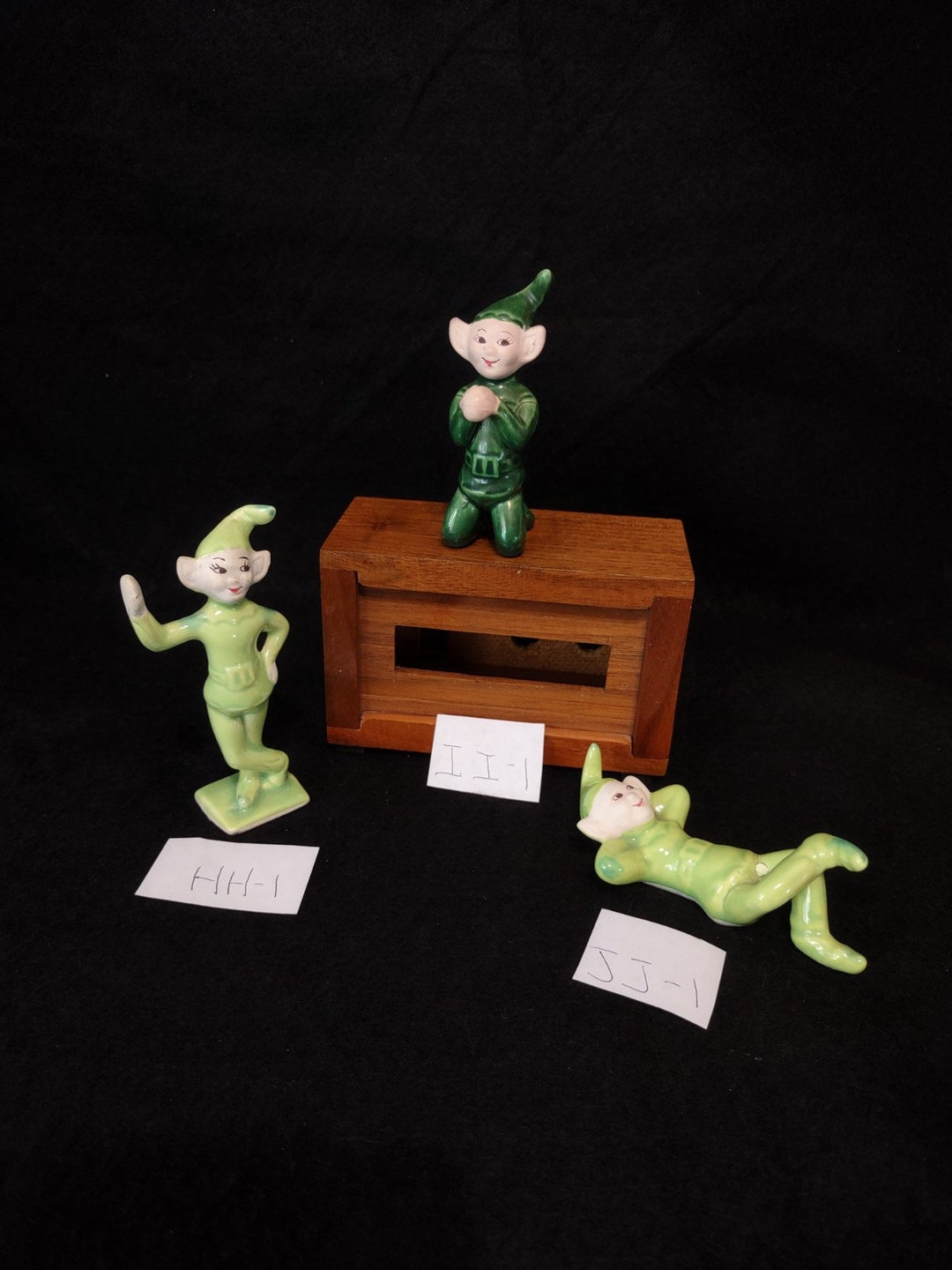1949-1950 Treasure Craft Lucky California Sprites in Chartreuse and ...