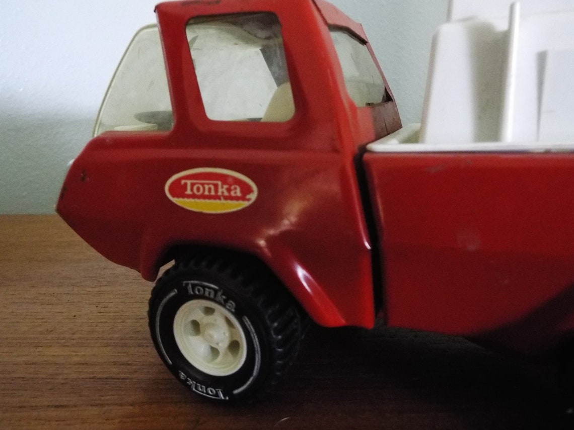 Vintage 1970's Tonka Fire Water Pumper Truck. Red and | Etsy