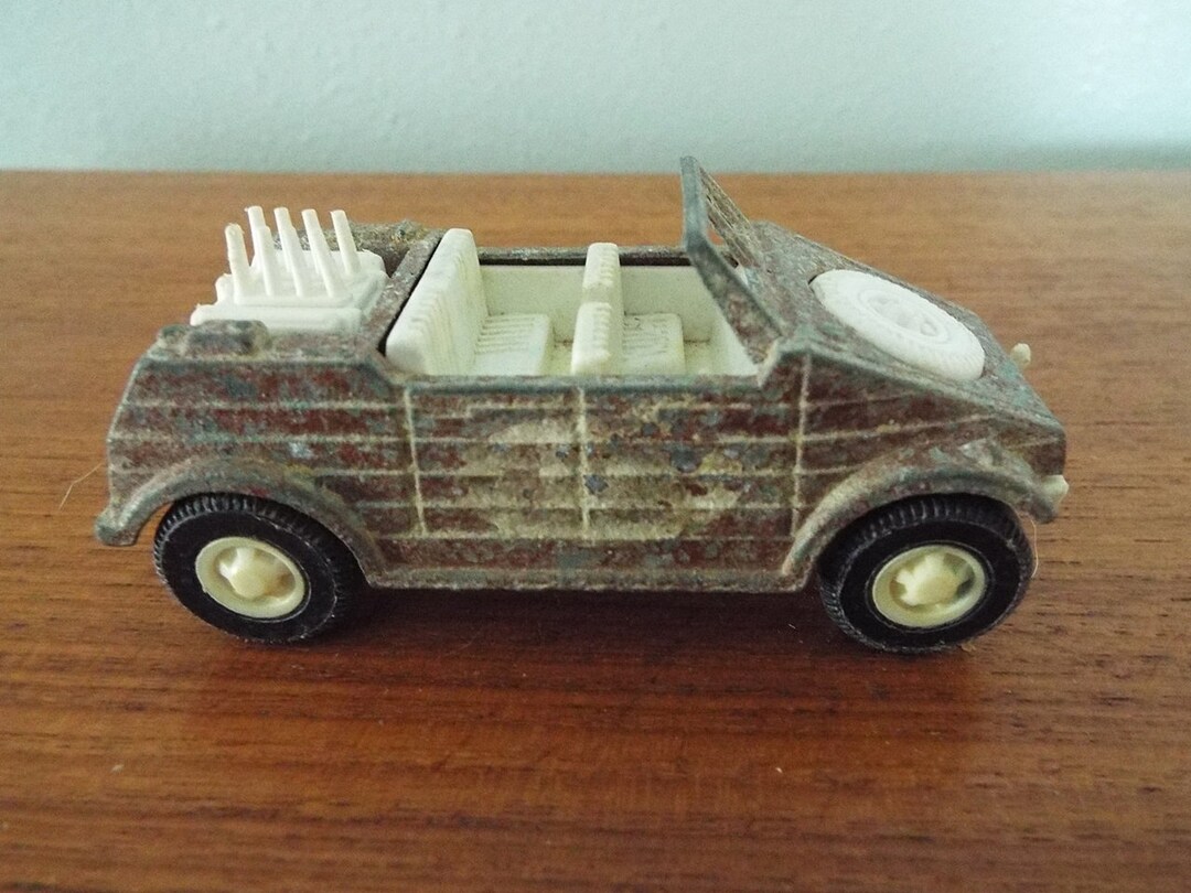 Die Cast 1969 Tootsietoy Toughs 3.5" Jeep Truck. Periwinkle Purple With ...