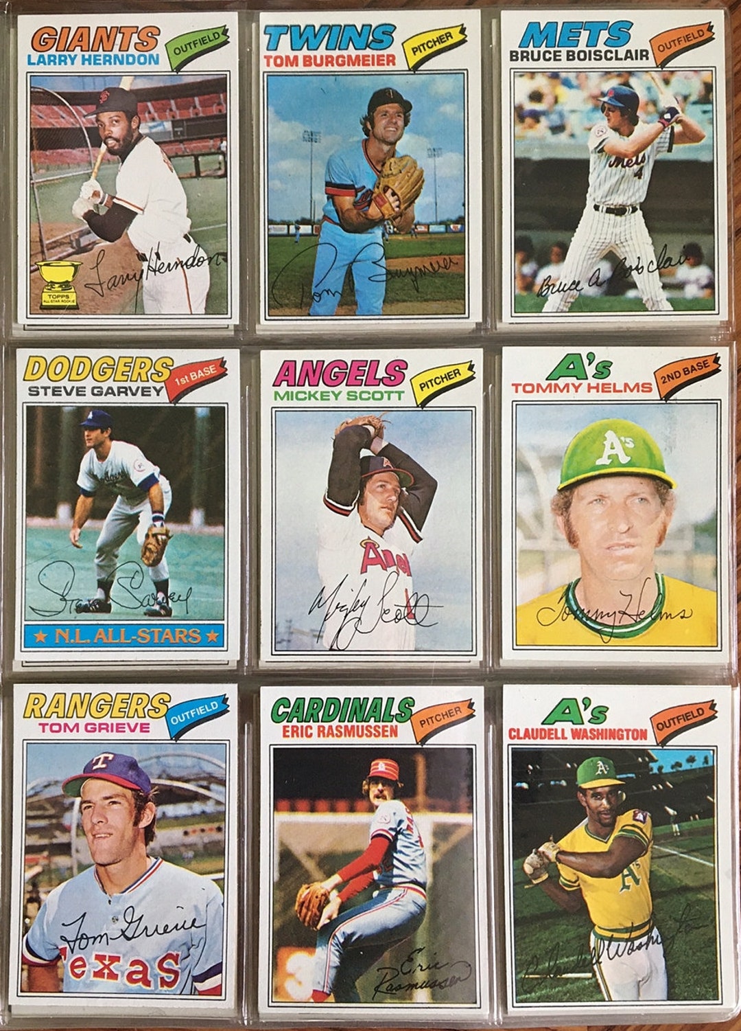Vintage 1977 Topps Baseball Cards Lot: Hall of Famers, #397-#528 - Etsy