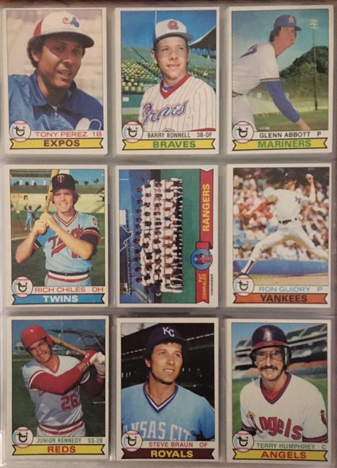 Vintage 1979 Topps Baseball Cards. Lot of 119 Cards. Very Good ...