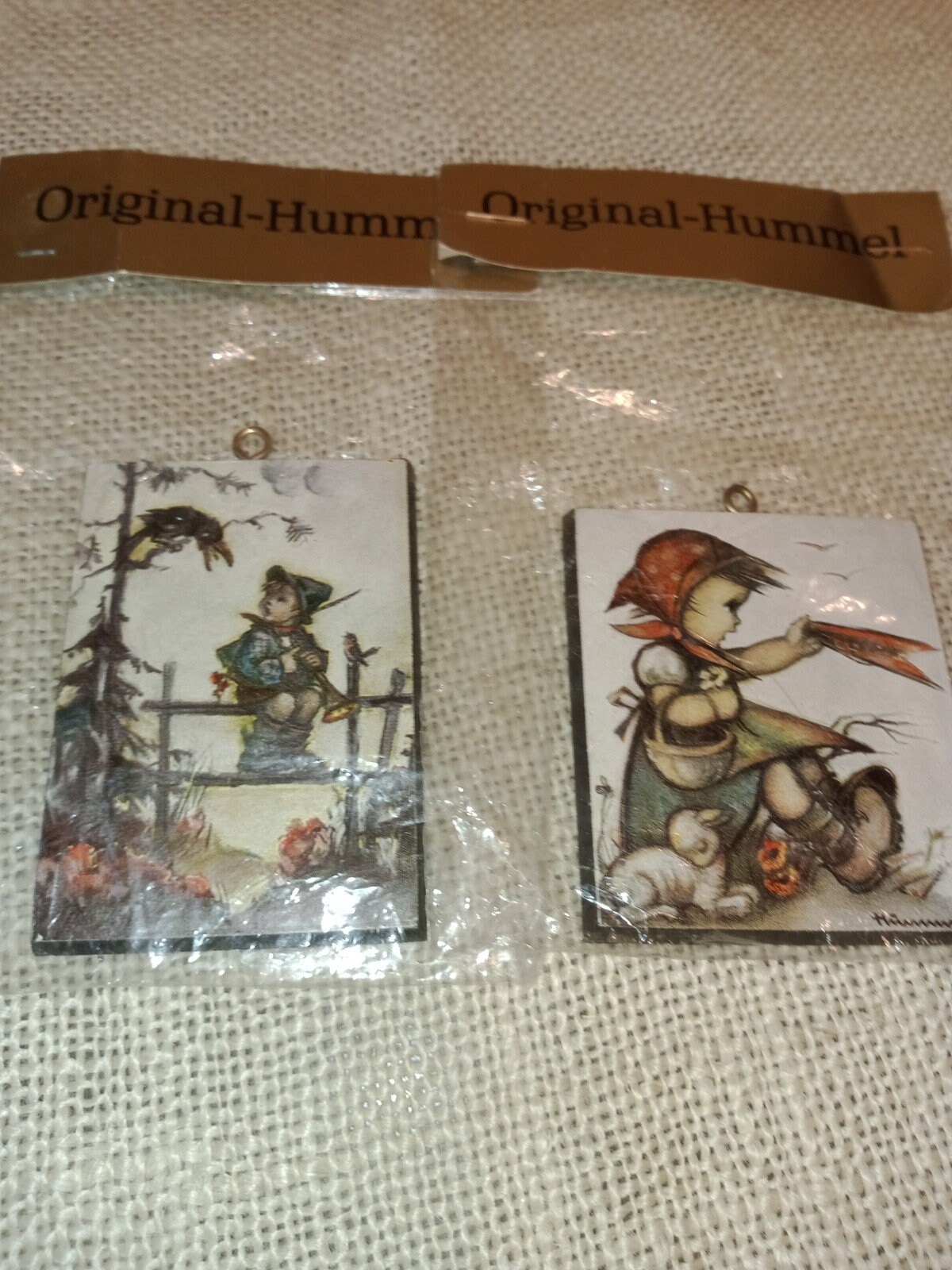 Set of 4 Original Hummel Small Wall Plaques or Christmas - Etsy