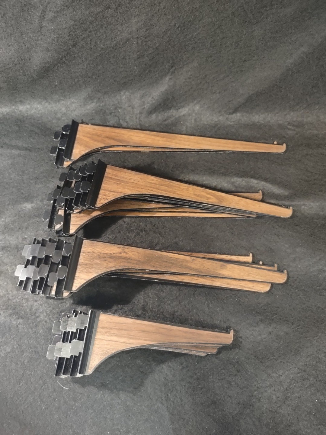 Adjustable Shelf Brackets for Wall Shelf - 3 Different Sizes - Faux ...