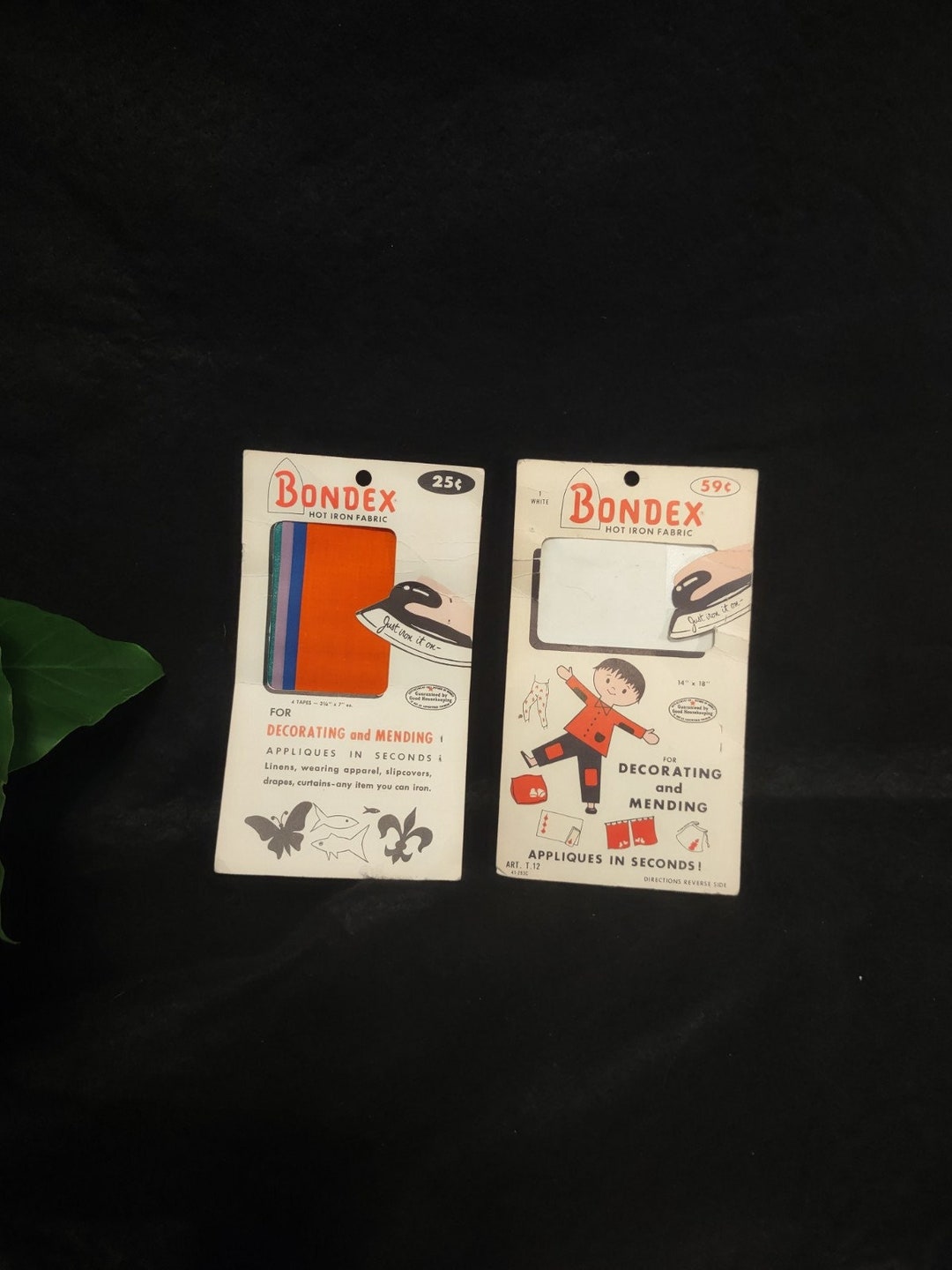 Vintage Bondex Hot Iron Fabric: Multi-color Appliques, Mending Set - Etsy