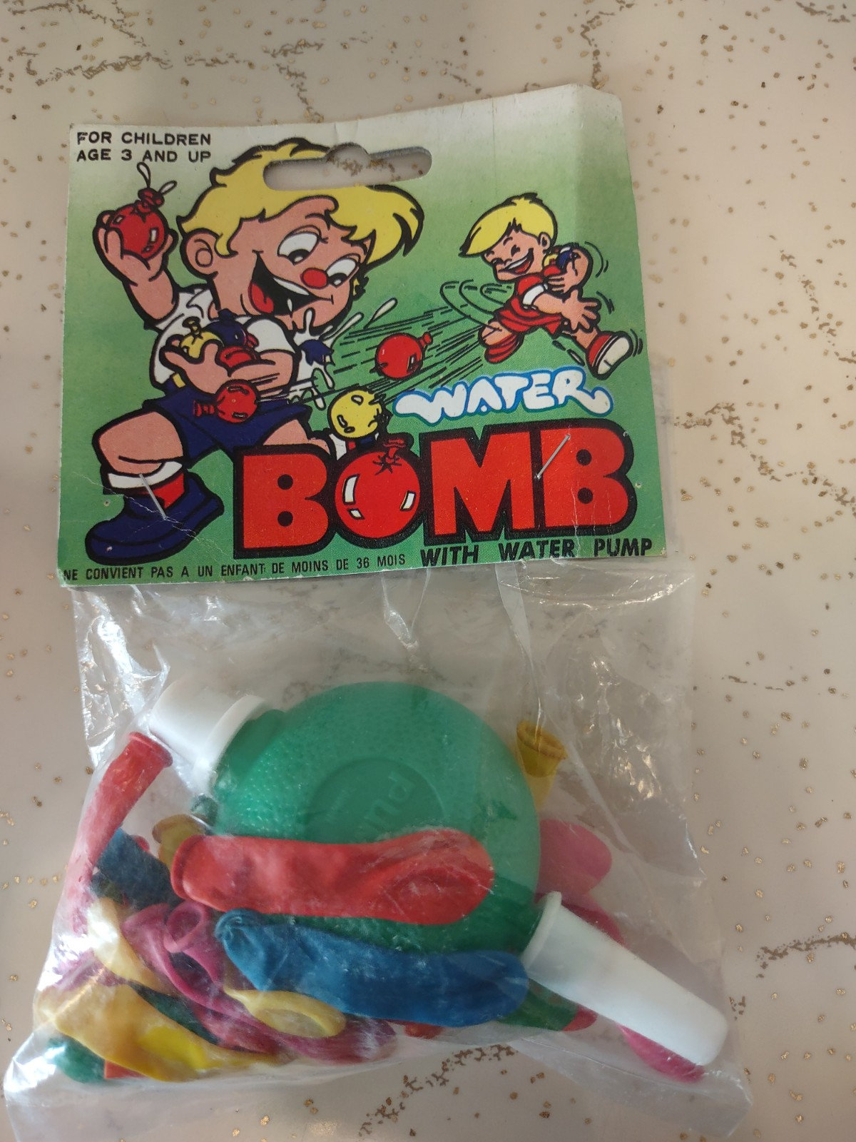 Vintage Plastic Toy Water Bomb With Pump 1970s Toy NOS - Etsy