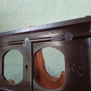 1940s Bakelite 2 Gang Duplex Wall Outlet Cover Vintage Electrical Home ...