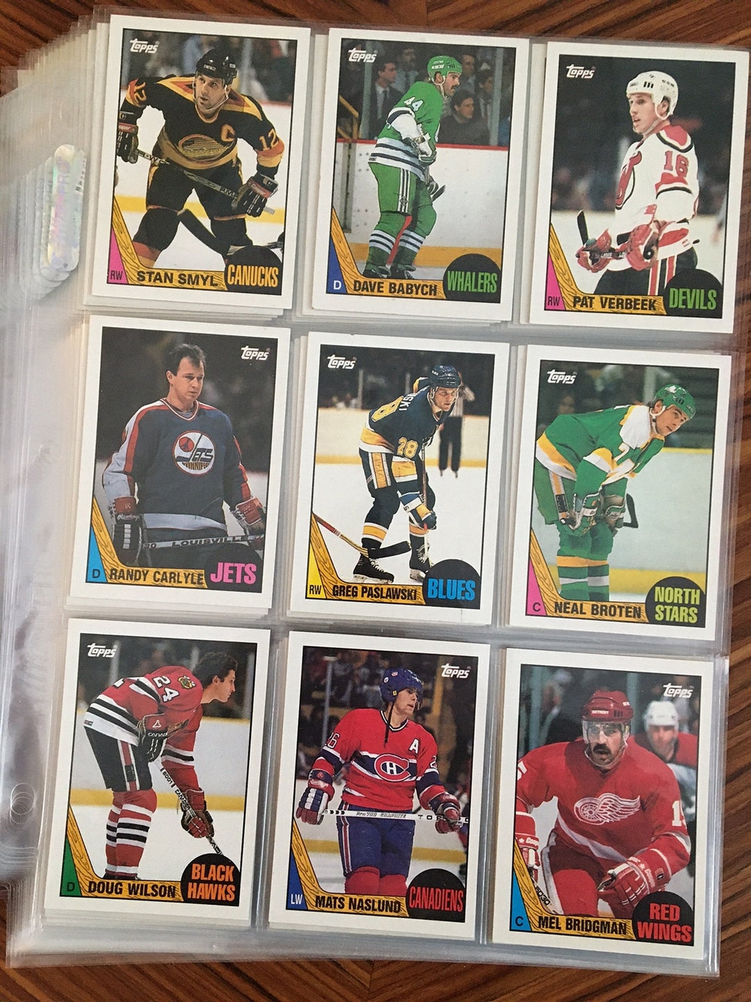 Vintage 1987 Topps Hockey Cards. Lot of 130 Cards. Good - Very Good ...