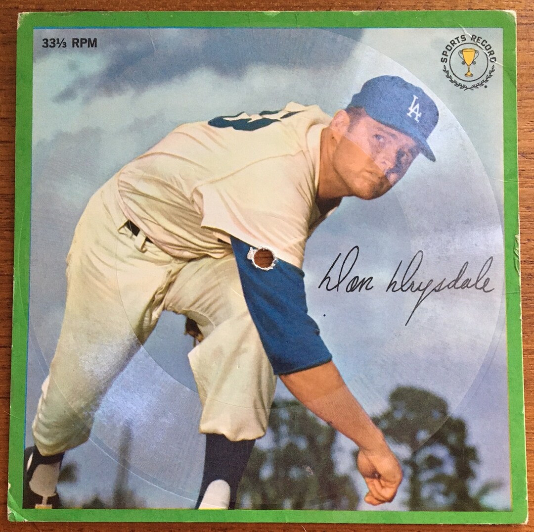 Vintage 1964 Don Drysdale Interview Record - Los Angeles Dodgers - Etsy