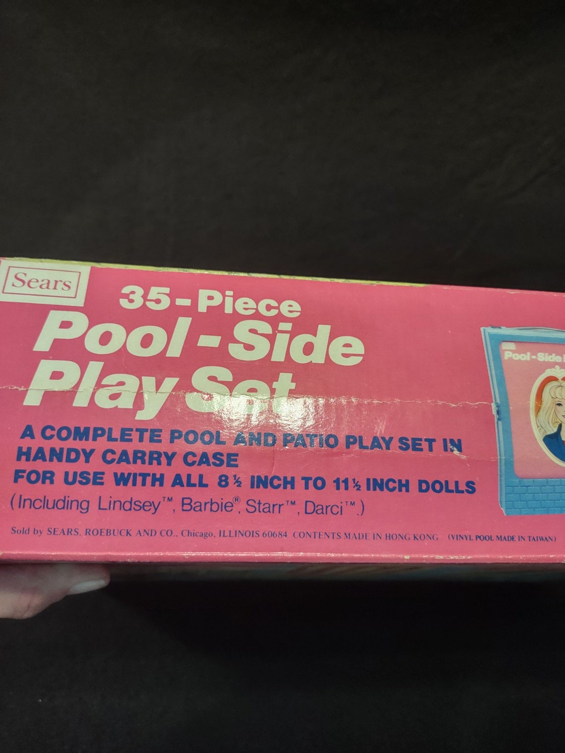 Vintage Sears Pool-side Play Set Dollhouse Miniatures | Etsy