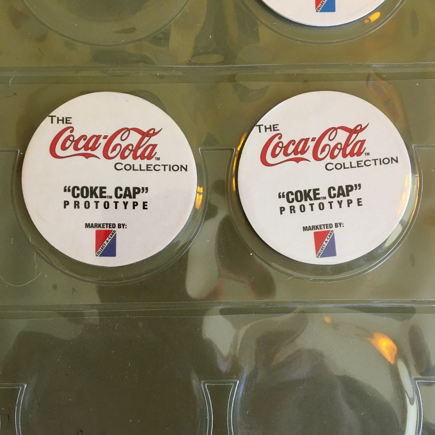 Coca-cola Collect-a-card “coke Cap” Collection - Etsy
