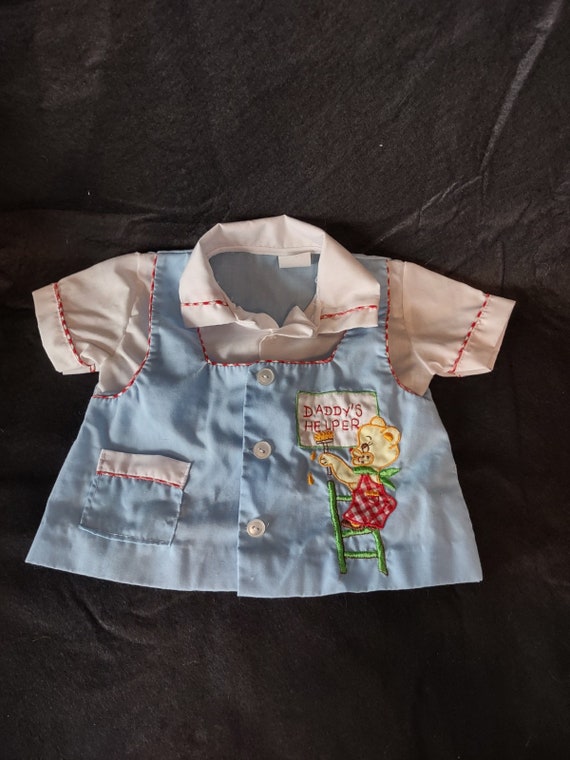 Yellow or Blue Vintage Kids Clothes - Cradle Togs - V… - Gem