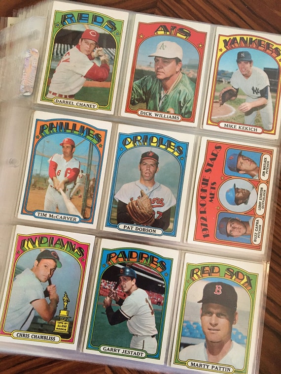 Vintage 1972 Topps Baseball Cards. Series 2. Lot Of 133 Cards - Etsy