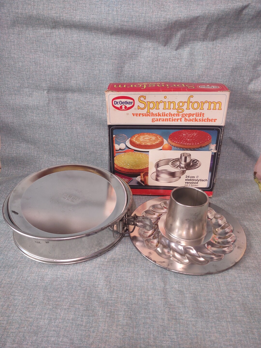 Dr. Oetker Springform Pan With Original Box - Vintage Kitchen - Baking ...