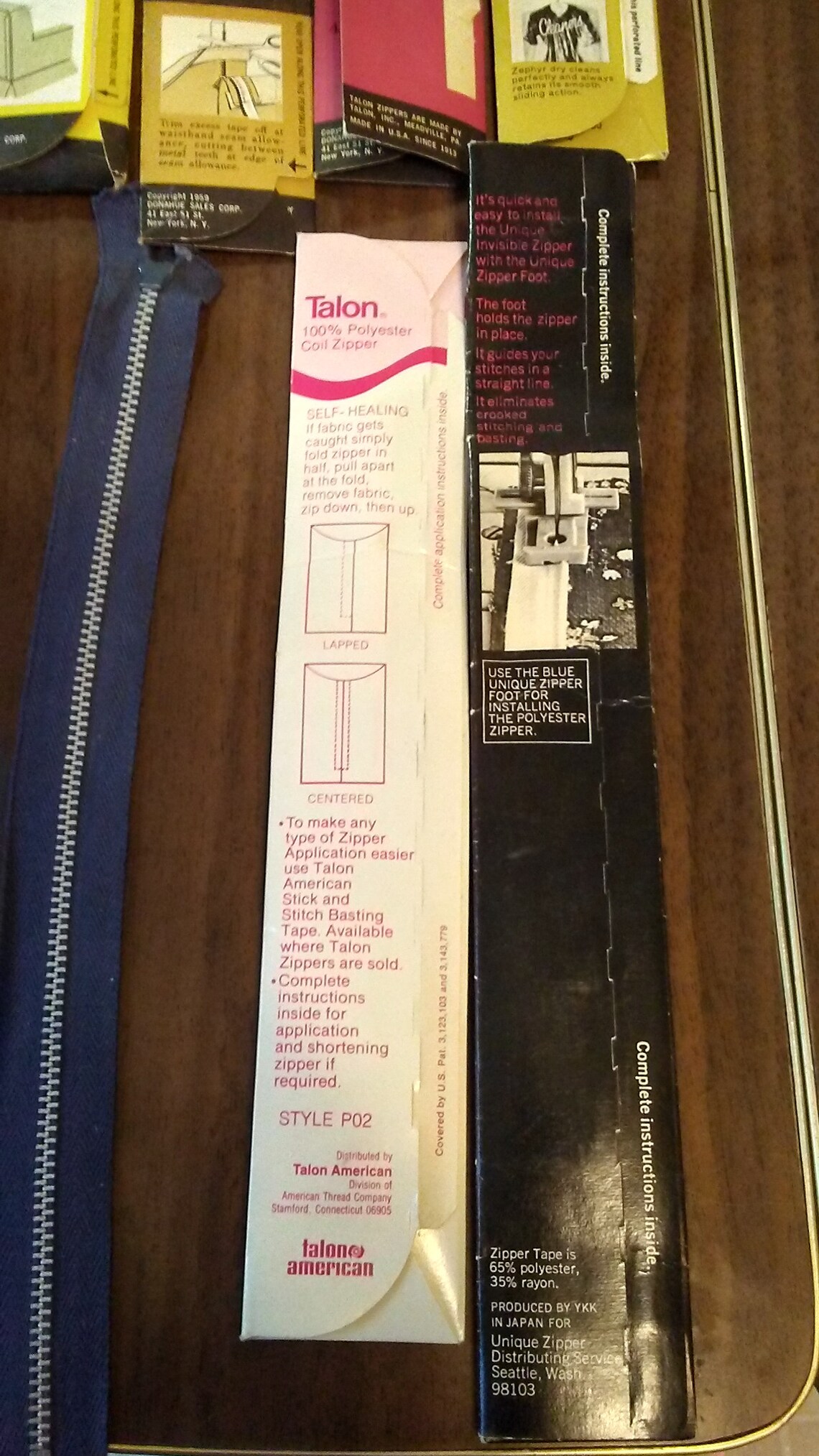 Vintage Talon Zippers and A Few More Mostly 1950s and 1960s | Etsy