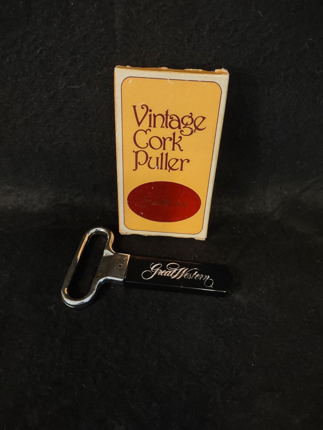 1970s Cork Puller - Vintage Great Western Cork Puller With Case - NOS ...