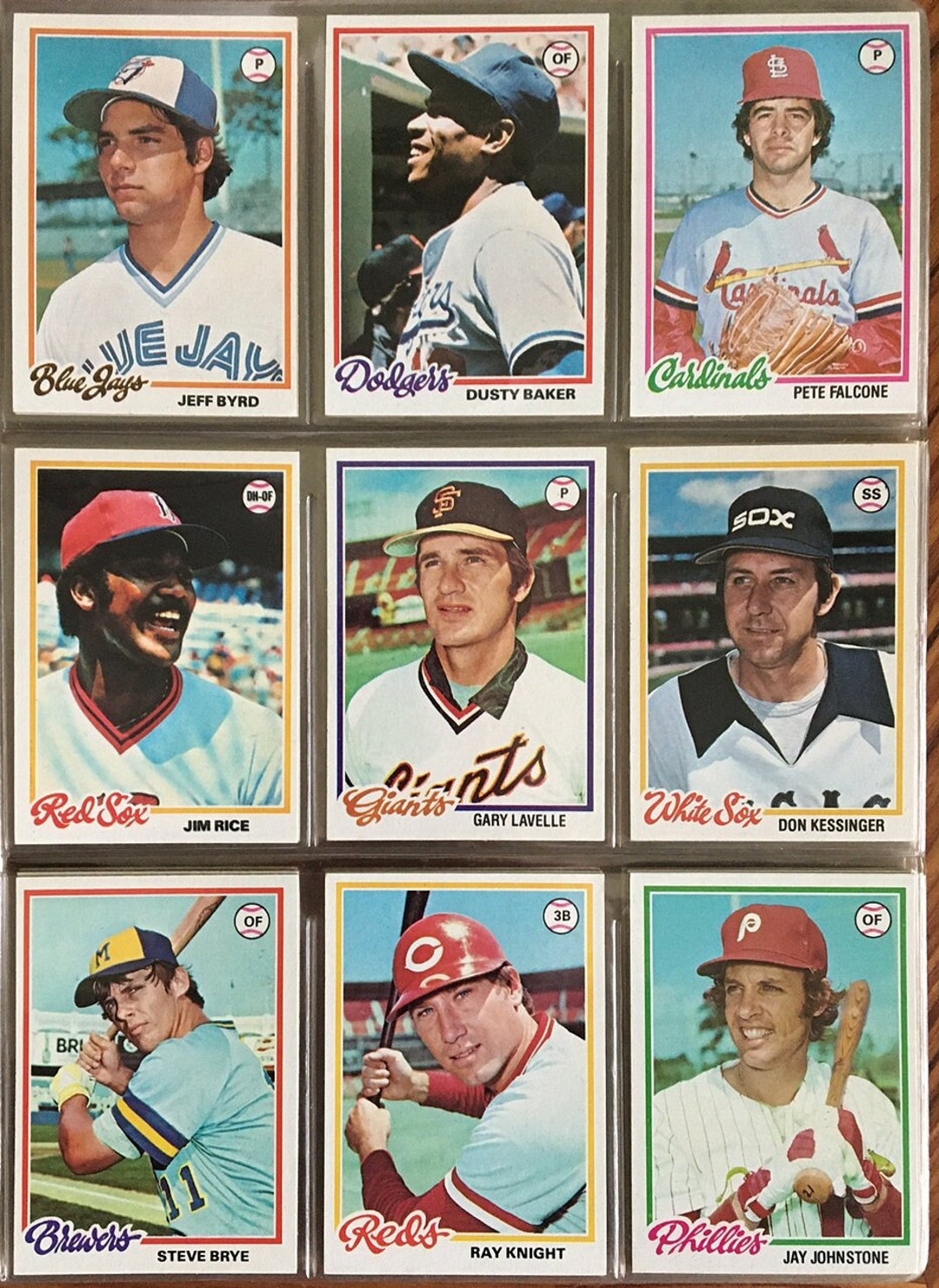 Vintage 1978 Topps Baseball Cards. Lot of 63 Cards. Cards 661726. Good ...