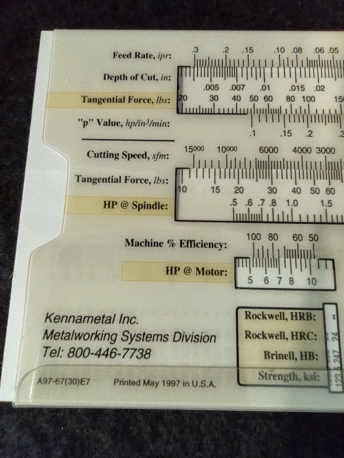 Kennametal Turning Calculator Engineering and Machining - Etsy