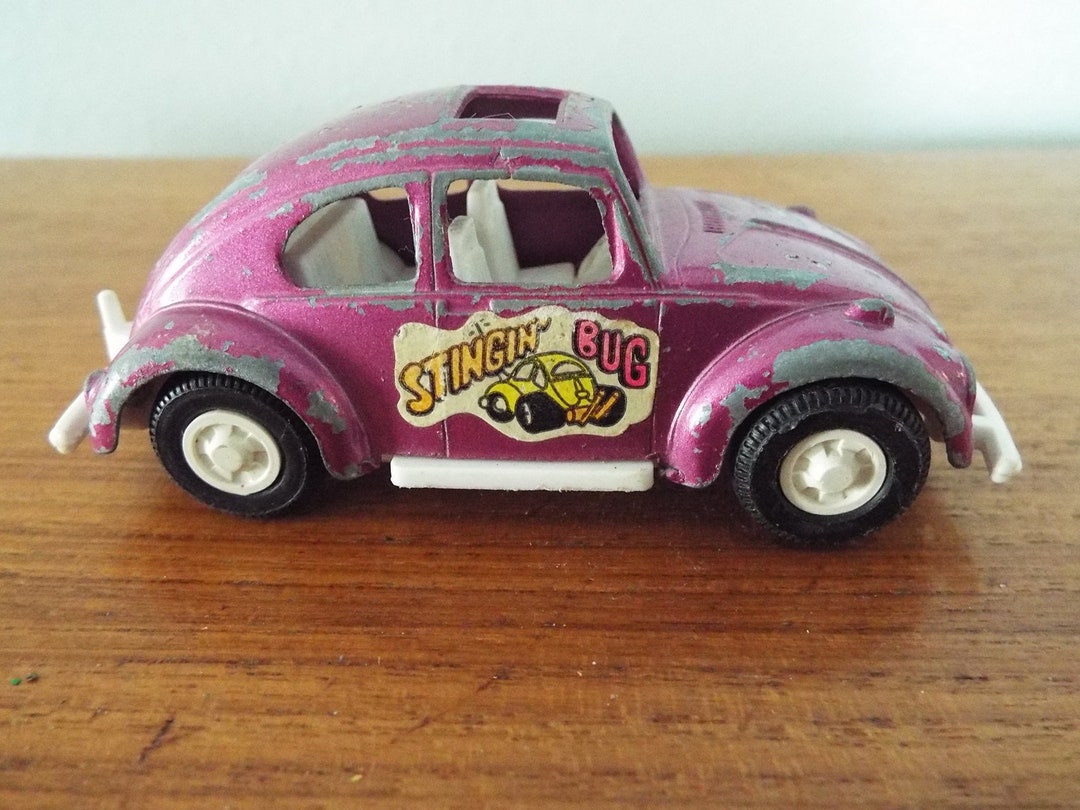 Vintage 1970 Tootsietoy Toughs 3.5" Volkswagen Stinkin' Bug. Metallic ...