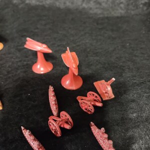 Vintage Metal Game Pieces Conflict War Miniatures Jet Rockets, Ships ...