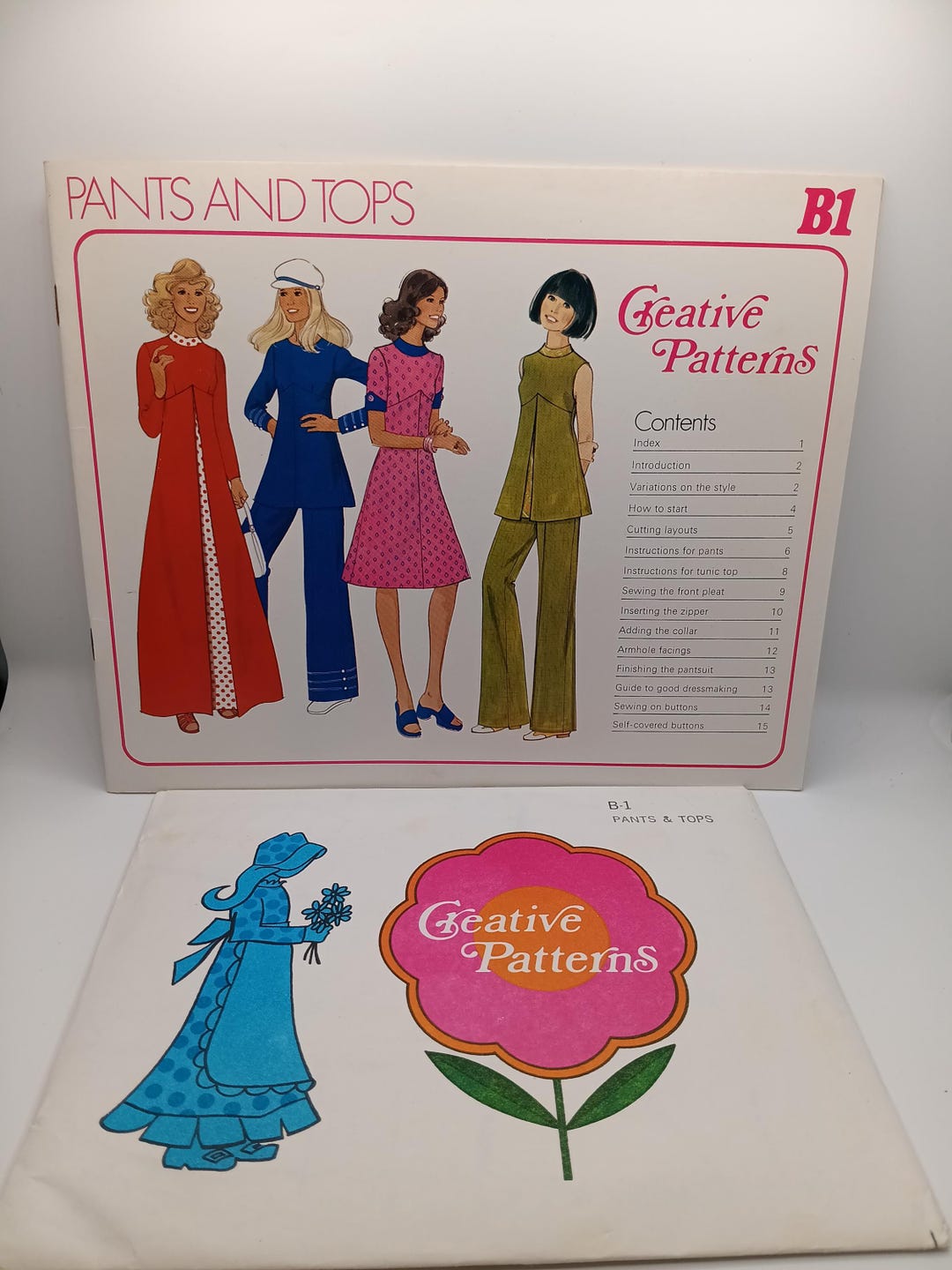 1975 Creative Patterns B1 Pants and Tops - Uncut Pattern - Publishing ...