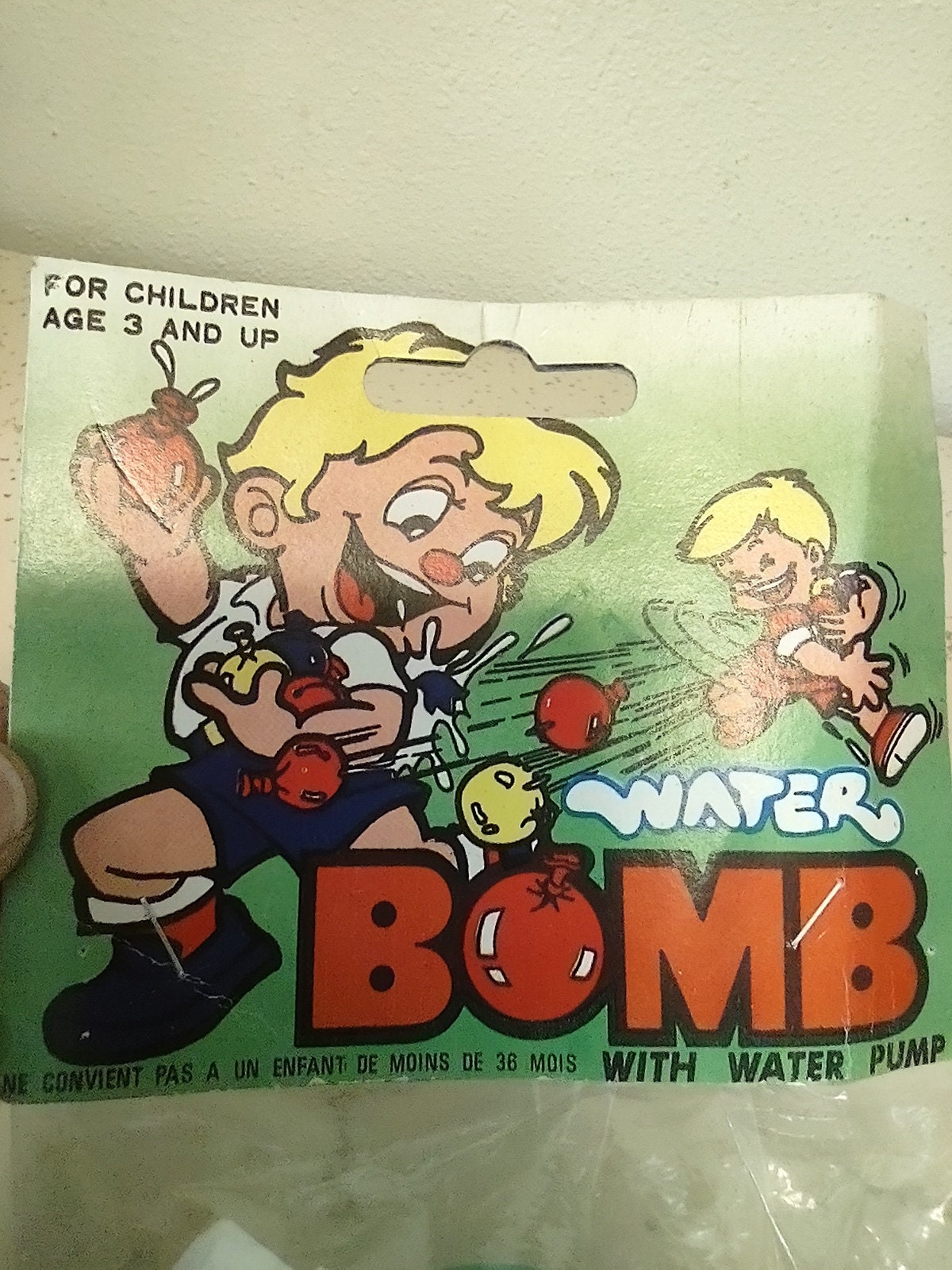 Vintage Plastic Toy Water Bomb With Pump 1970s Toy NOS - Etsy