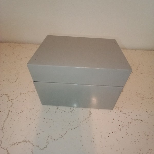 Index Card Box - Etsy